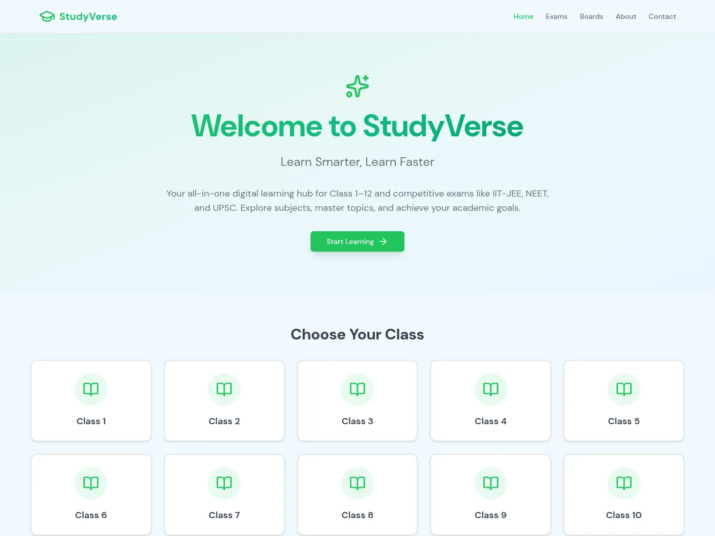 StudyVerse — Modern Educational Platform Powered by Lovable Cloud