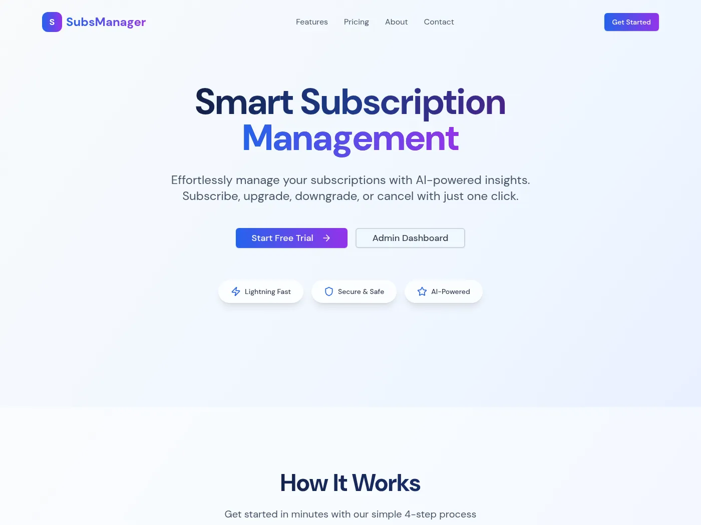 Smart Subscription Management and Analytics Platform