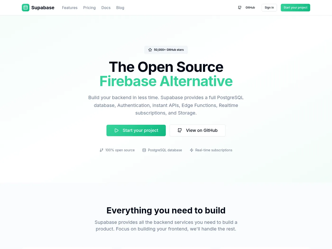 Supabase: Open Source Firebase Alternative with PostgreSQL Backend