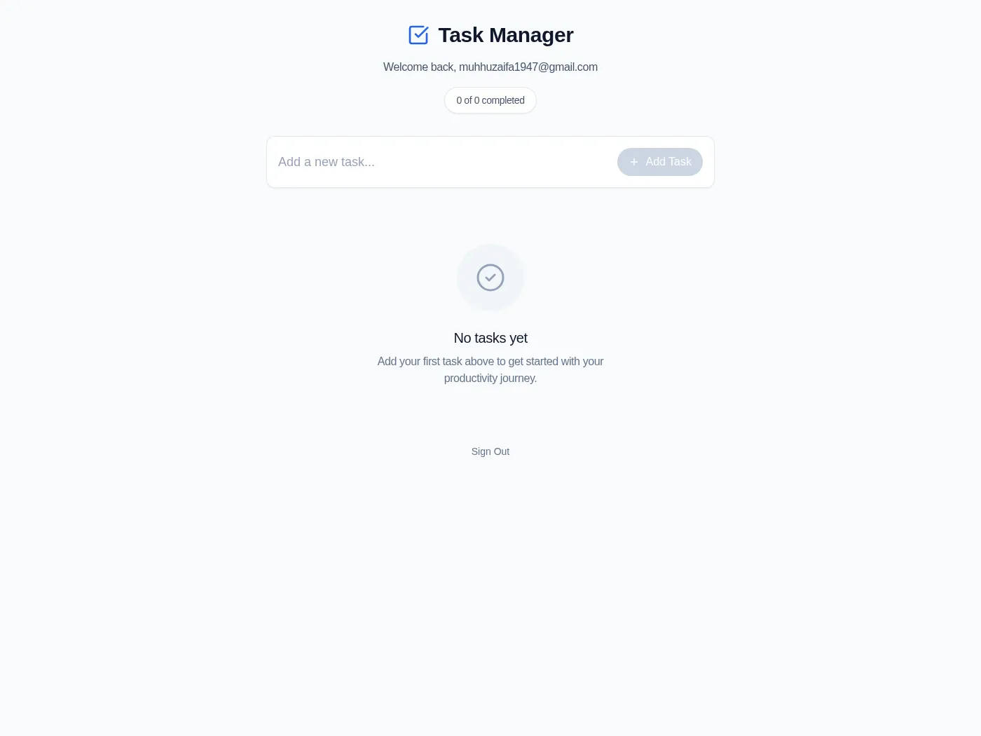 Task Checklist Manager