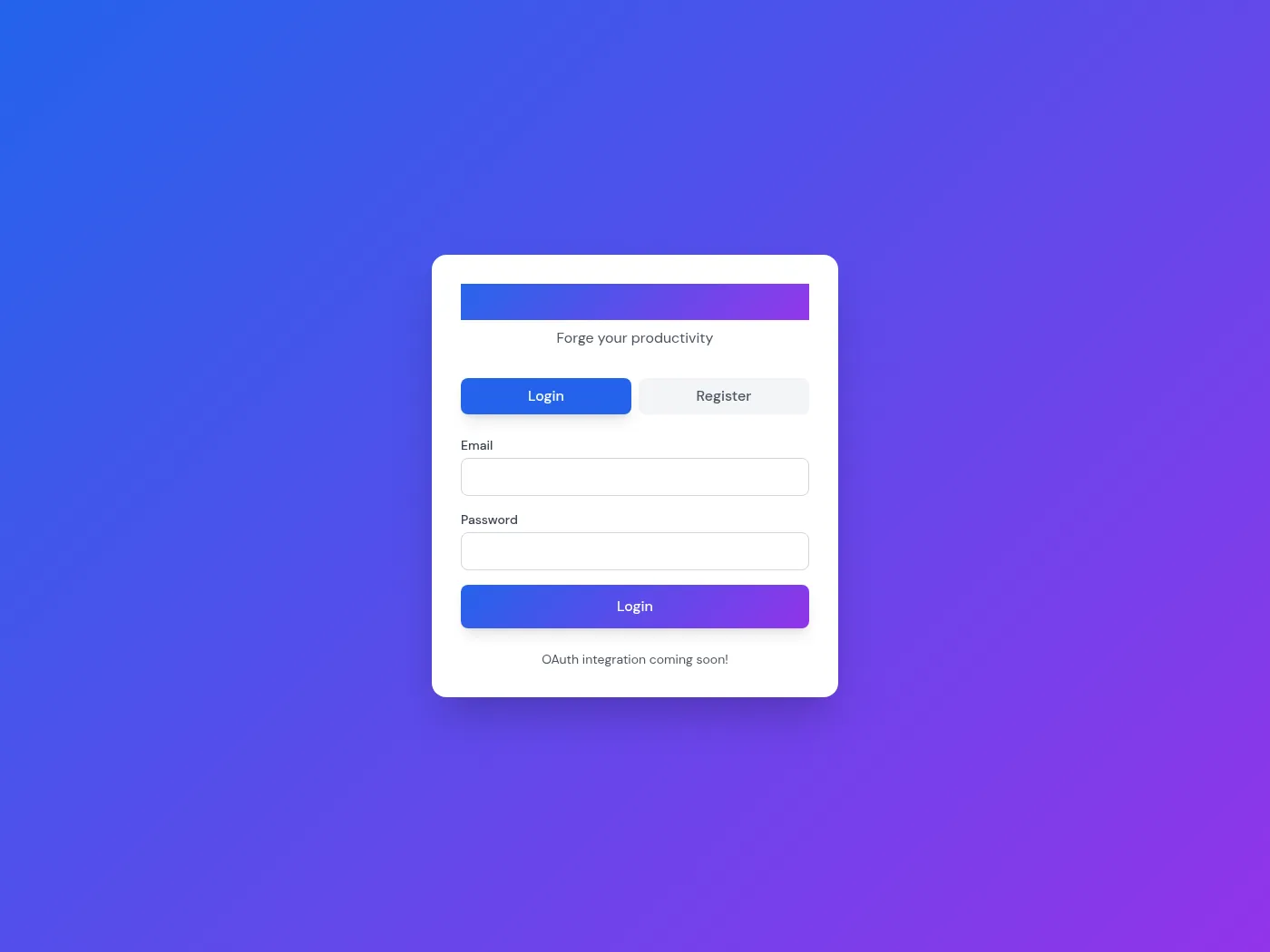 Task Forge - Modern MERN Stack Kanban Task Manager