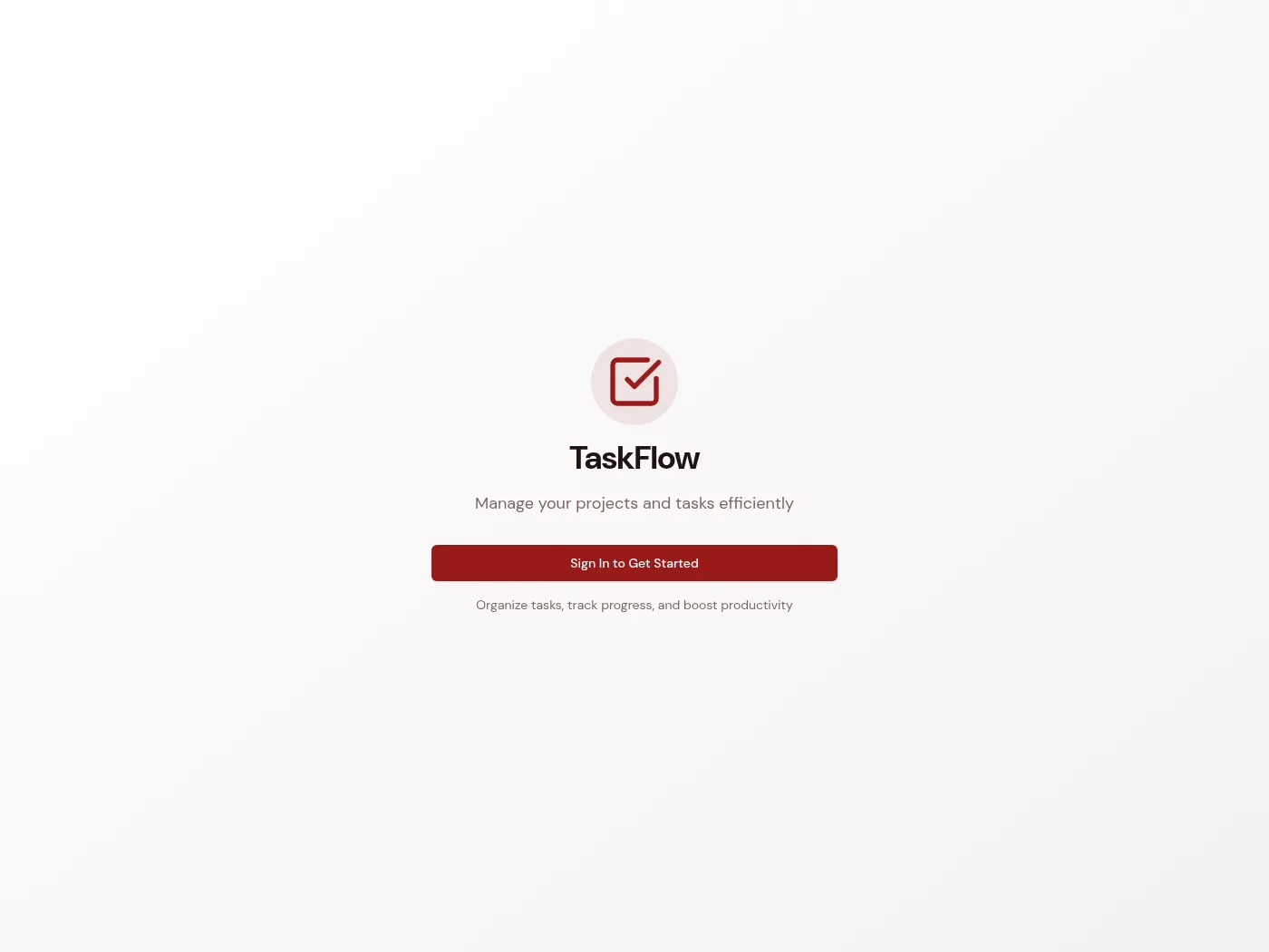TaskFlow Dashboard