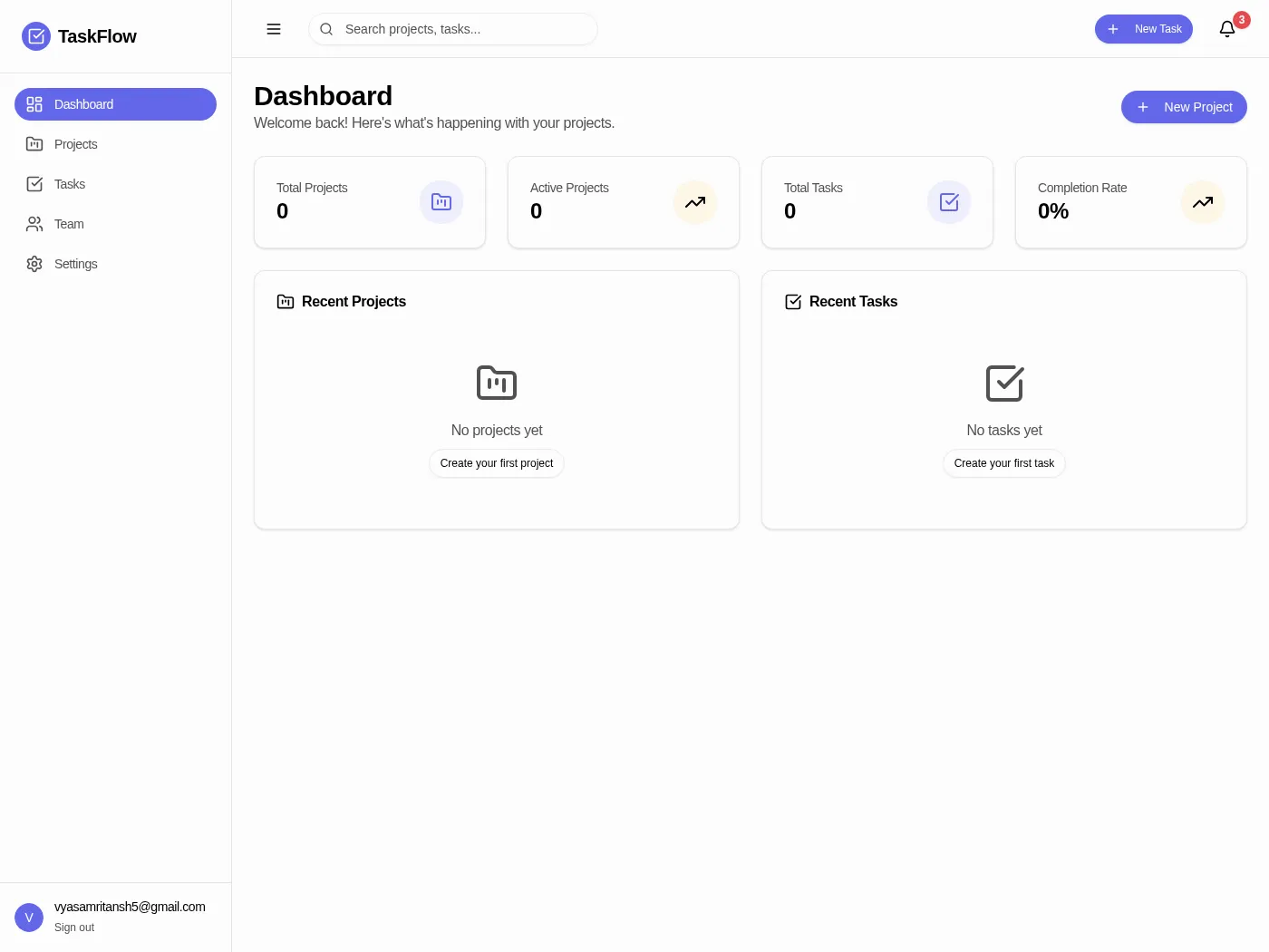 TaskFlow: Streamlined Project Management Web App