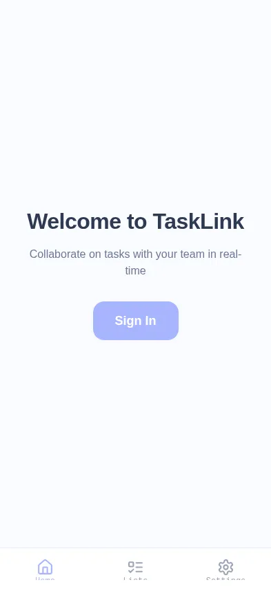 TaskLink: Collaborative Mobile To-Do App