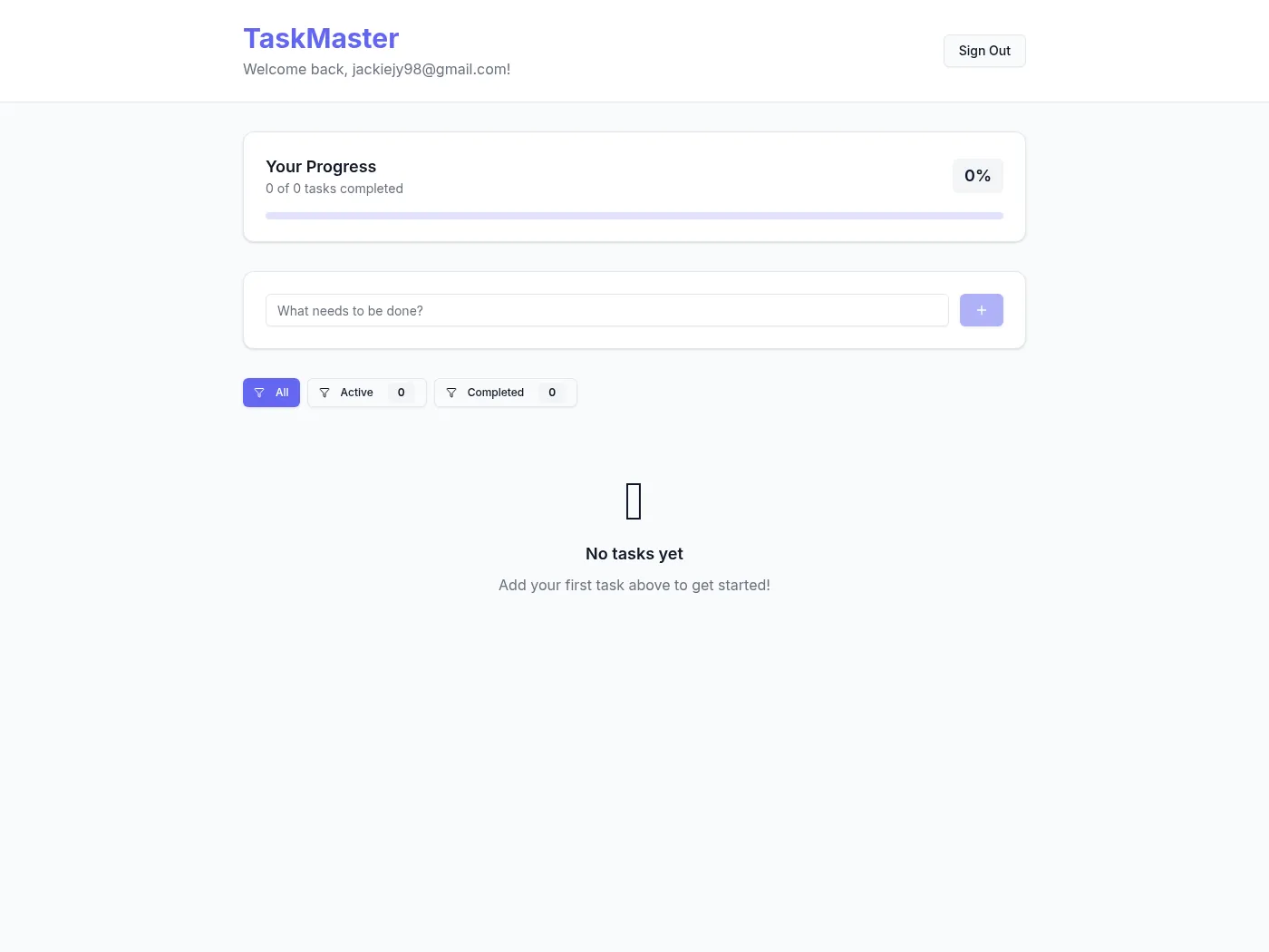 TaskMaster: Simple Todo Website