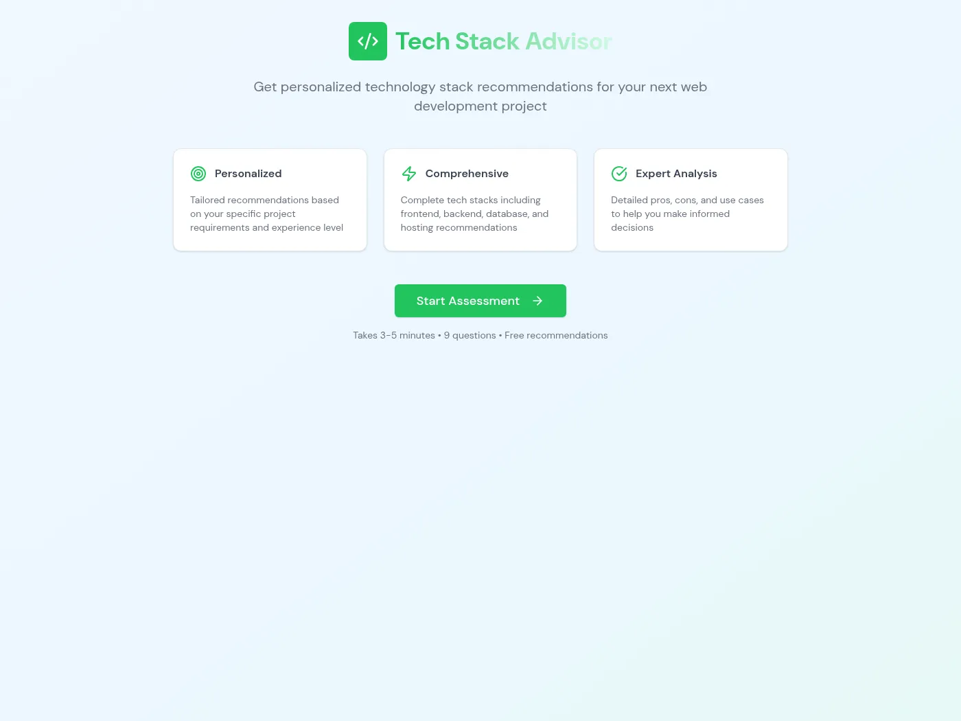 Tech Stack Advisor
