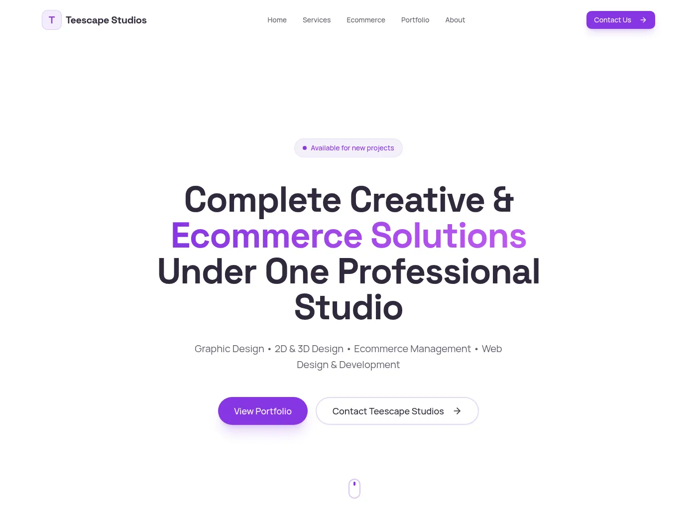 Teescape Studios Portfolio