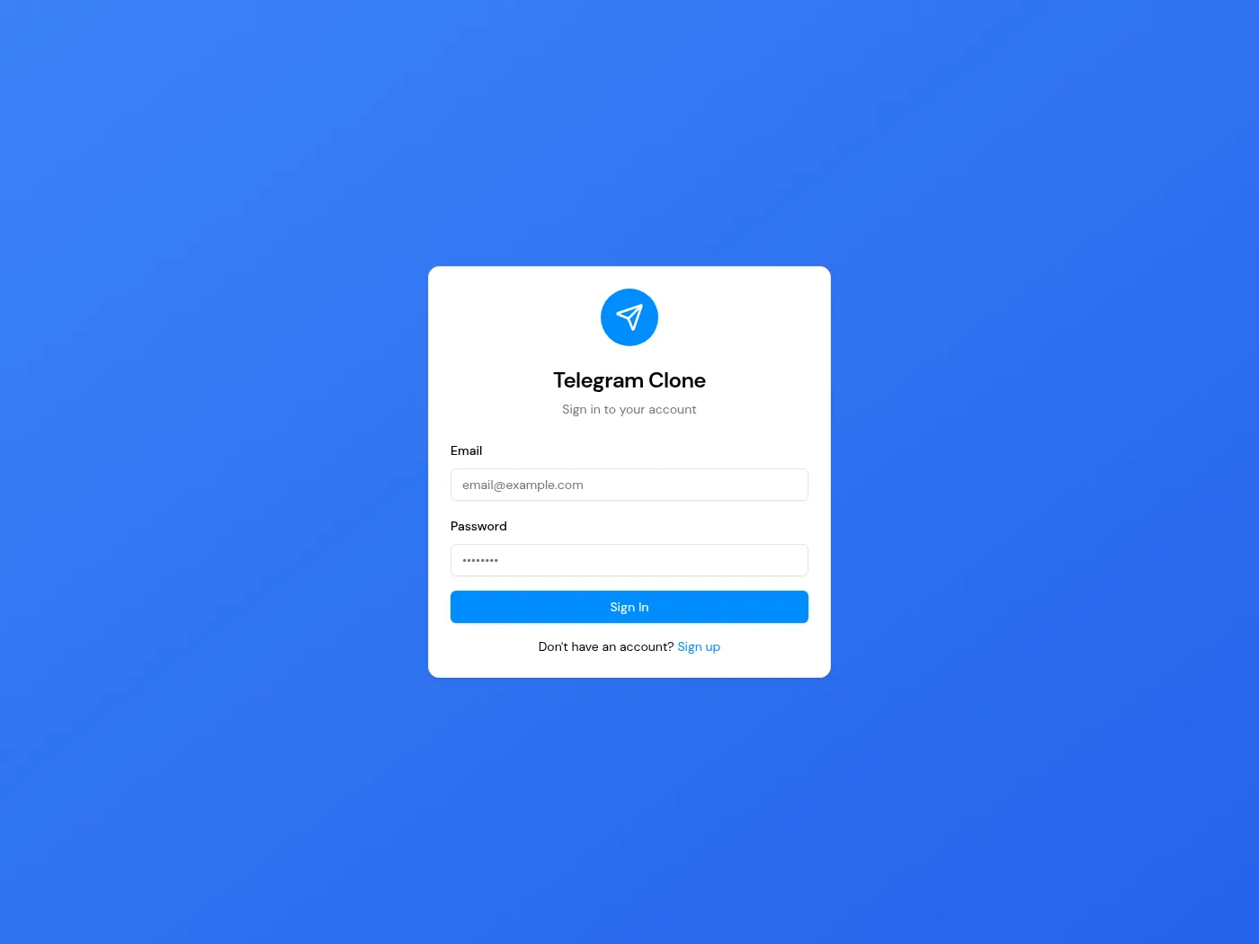 Telegram Clone Messenger