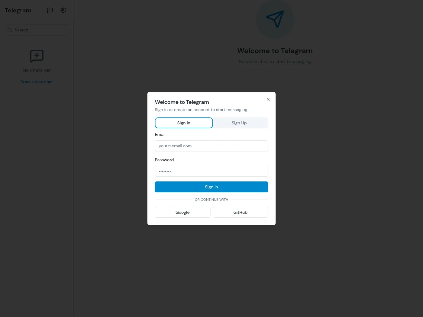 Telegram Clone