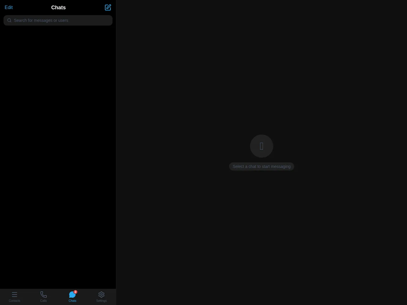 Telegram UI Clone
