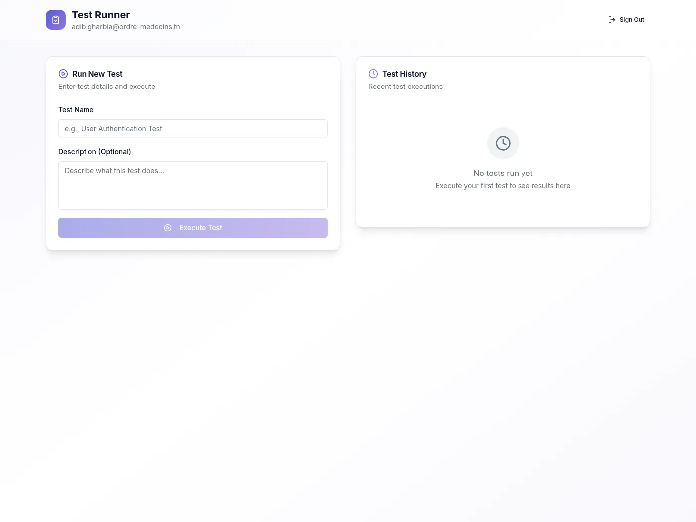 Test Project Example