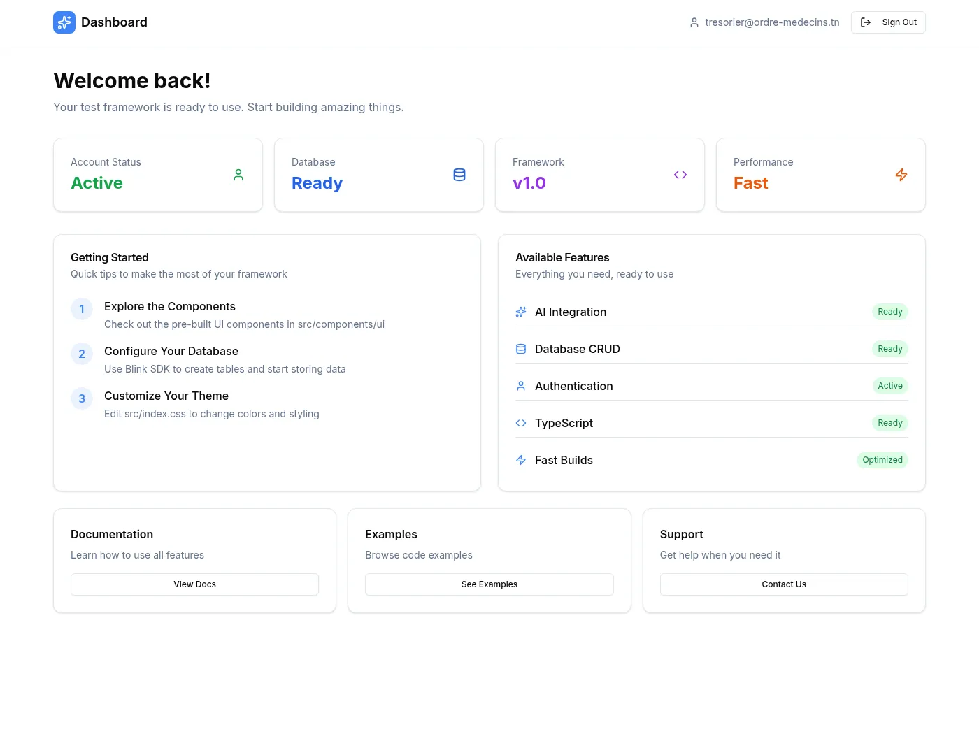 Test Project Framework