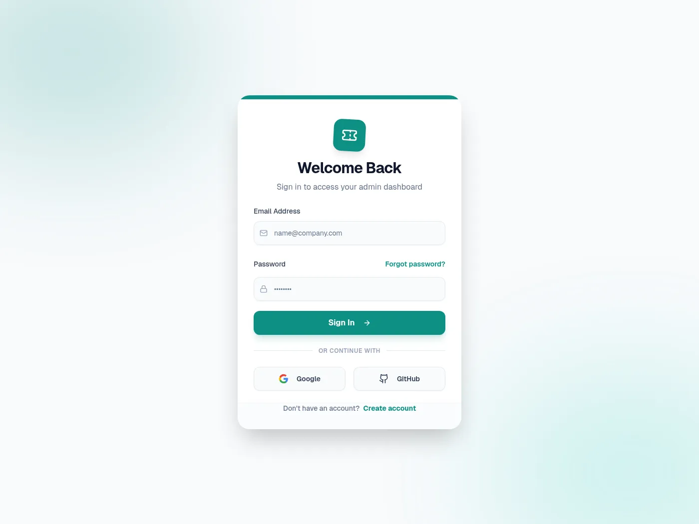 TicketDash Admin Panel