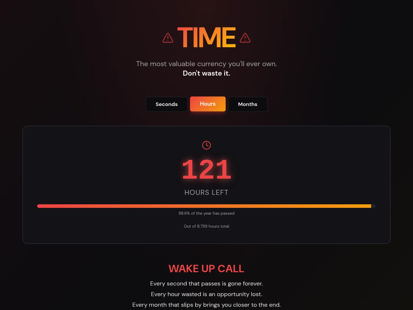 Time Countdown Motivation