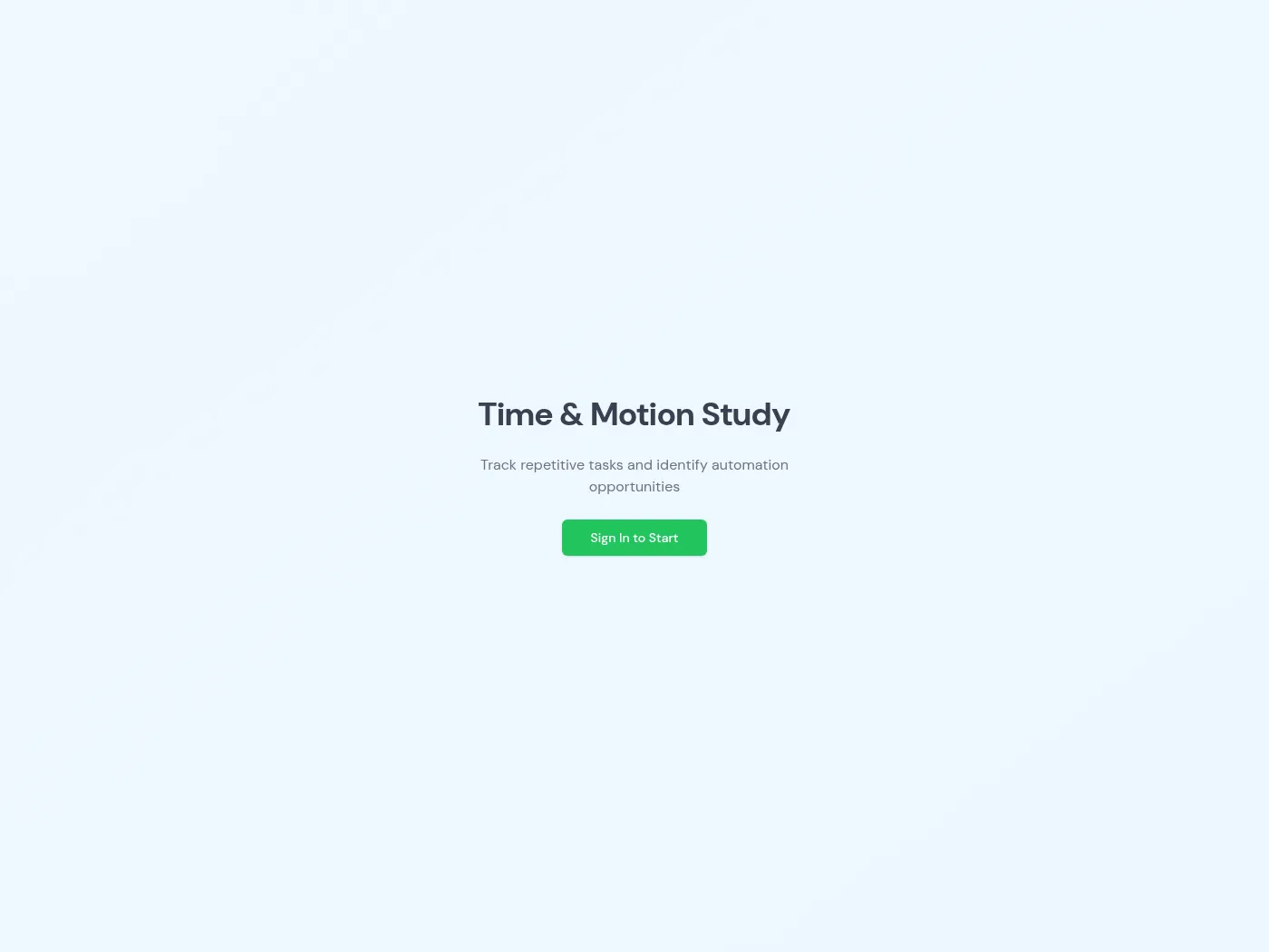 Time & Motion Study Automation Template Generator