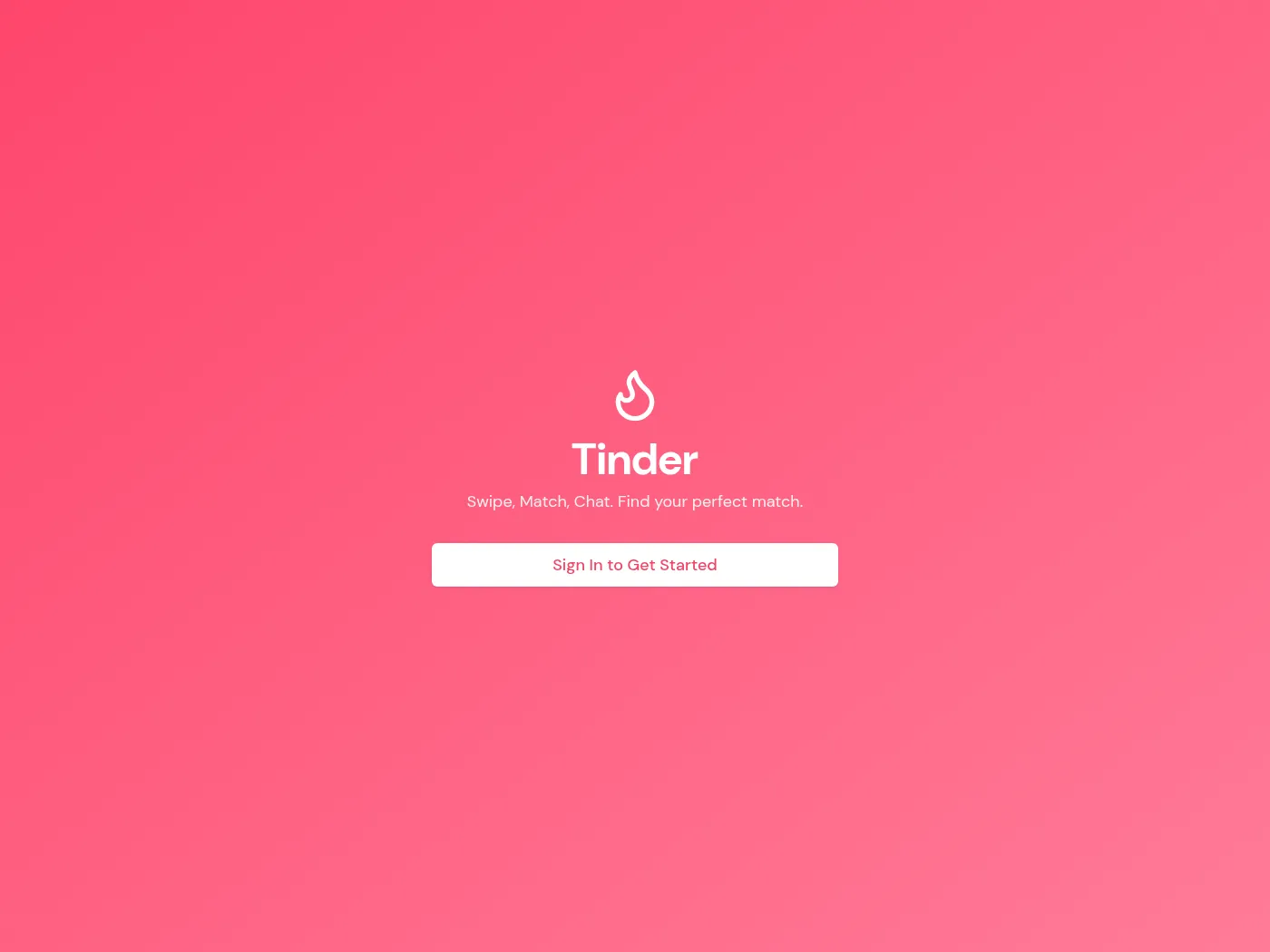 Tinder Clone - Swipe-Based Dating Web App