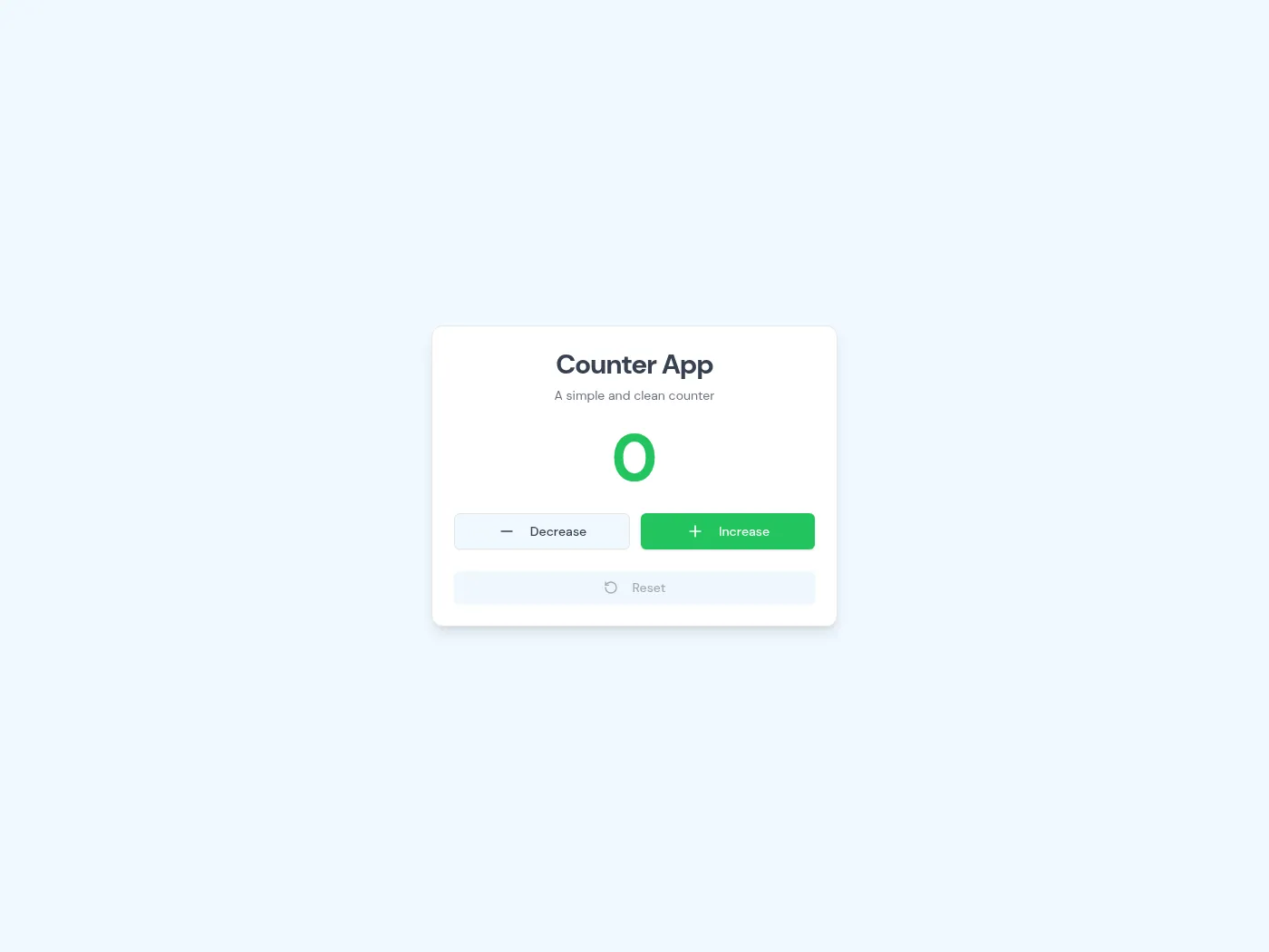 Tiny Simple App