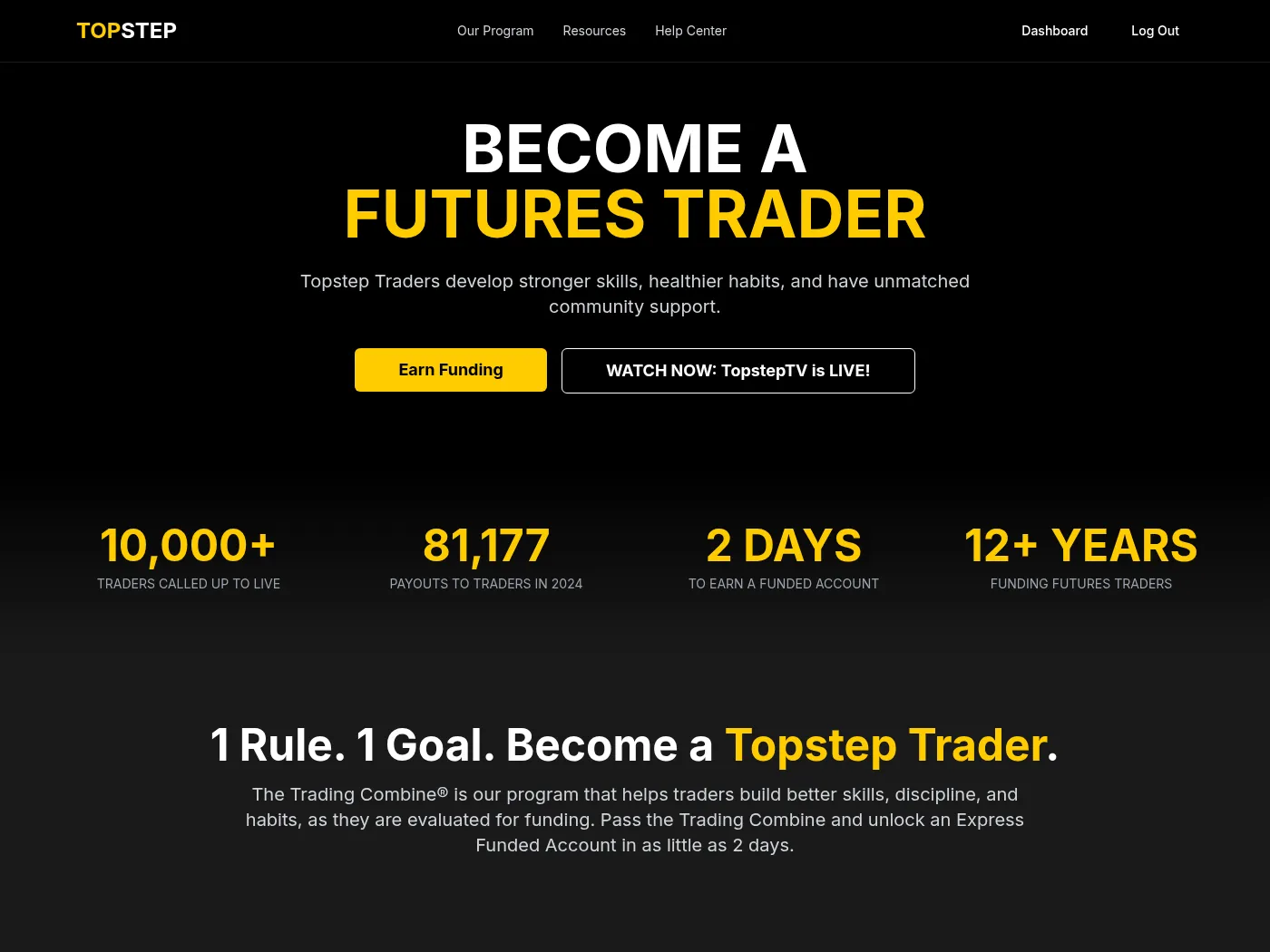 Topstep.com Realistic Trading Platform Clone