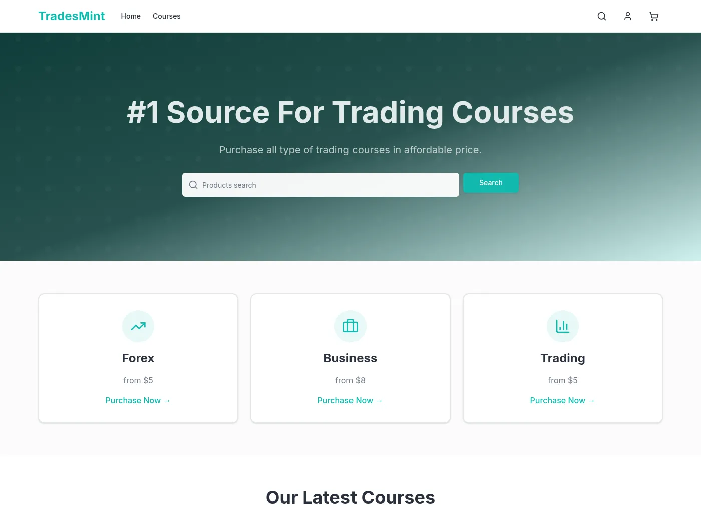 TradesMint Web App Clone