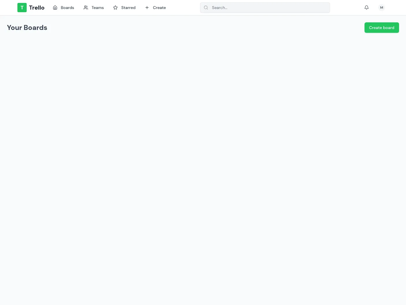 Trello Clone - Visual Project Management Web App