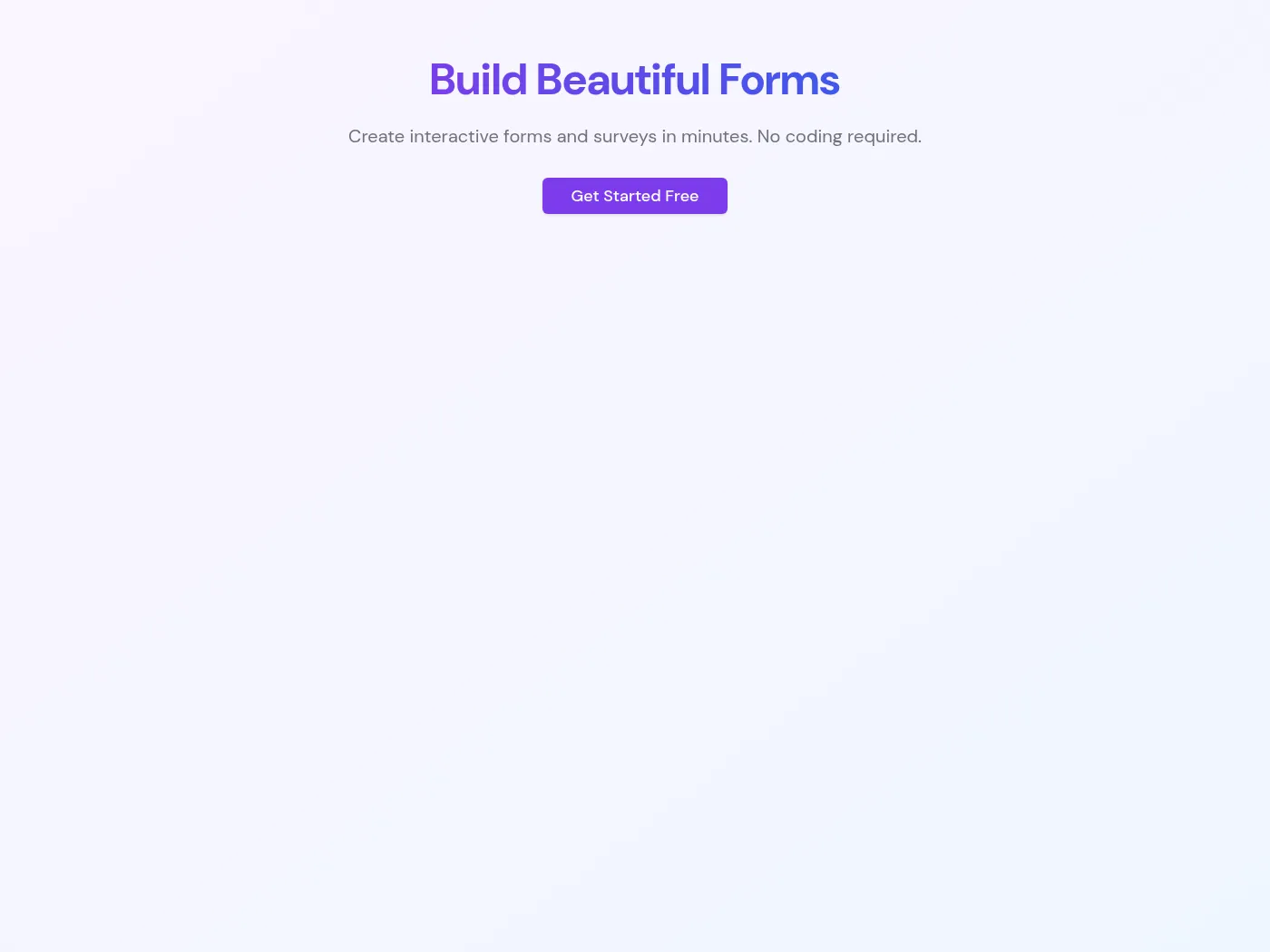 Typeform Alternative – Interactive Form Builder