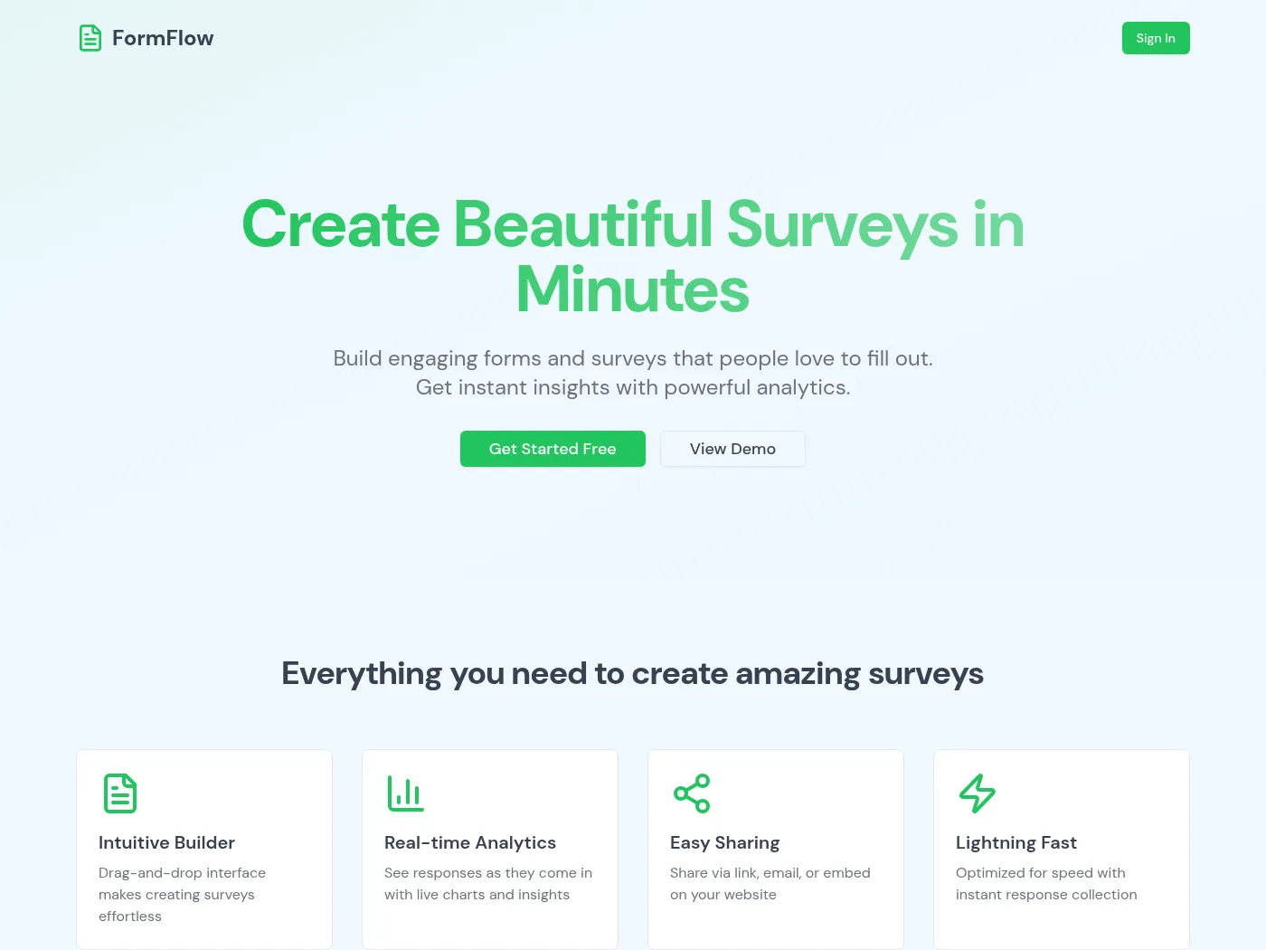 Typeform Alternative Survey Builder