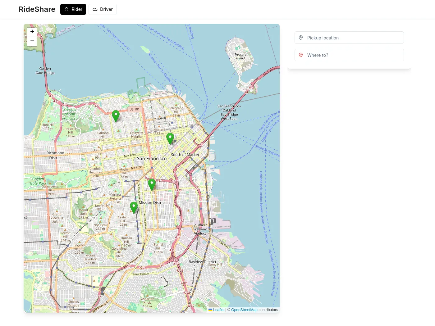 Uber Ride-Sharing App Clone
