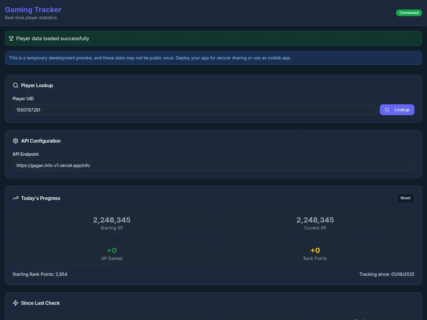 UID Input Frontend with Backend Integration