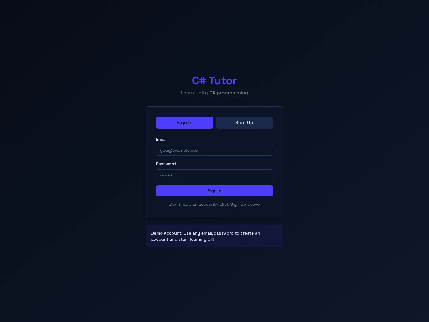 Unity C# Coding Tutor