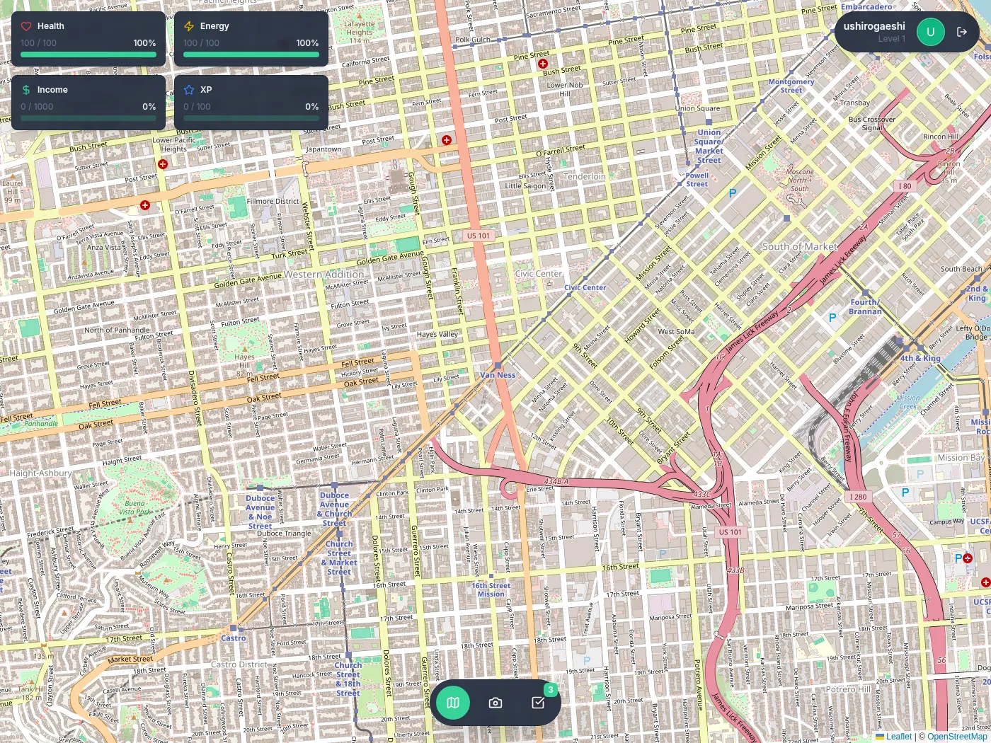 Universal Basic INCOME Multiplayer AR Game