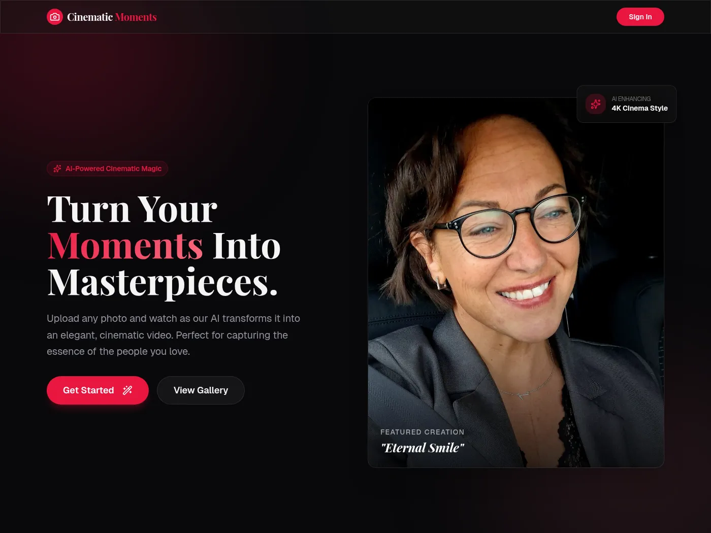 Cinematic Moments Creator