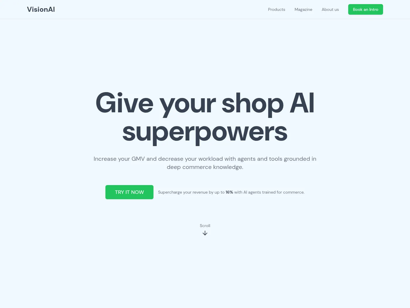 VisionAI Web App Clone