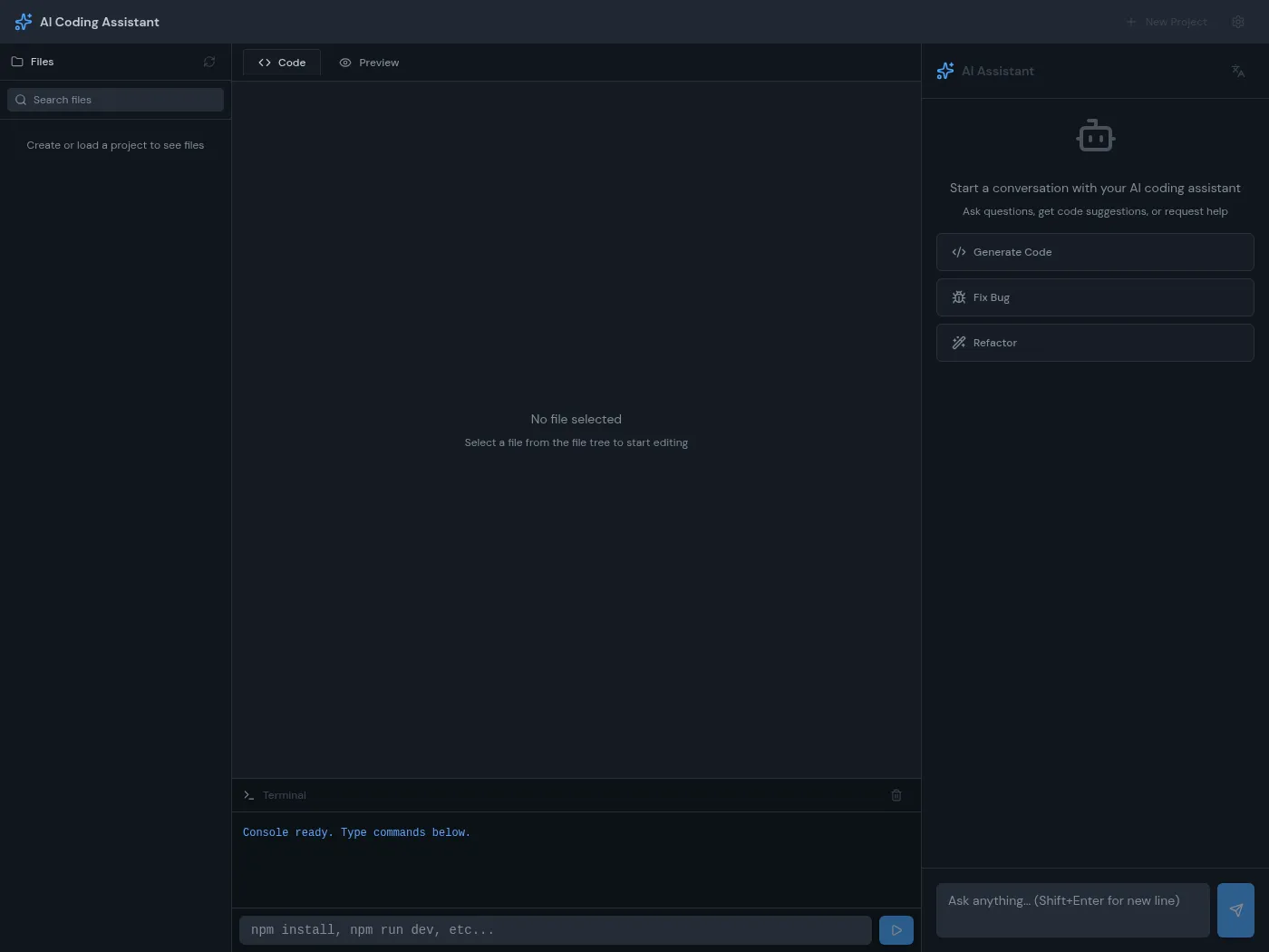 Visual Code Editor Replica (Remix)