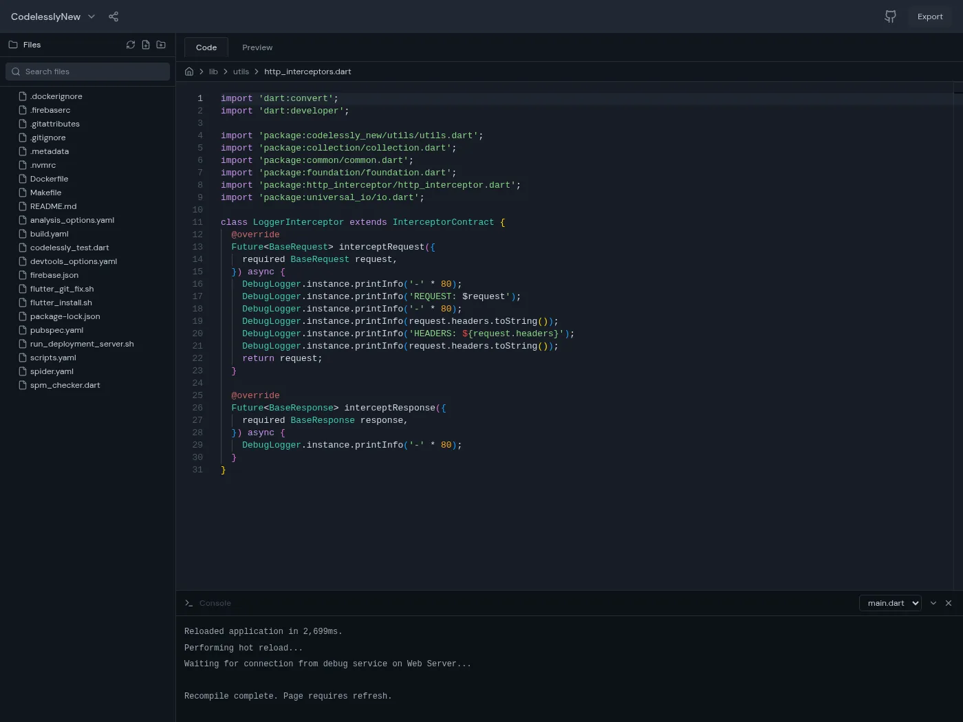 Visual Code Editor Replica