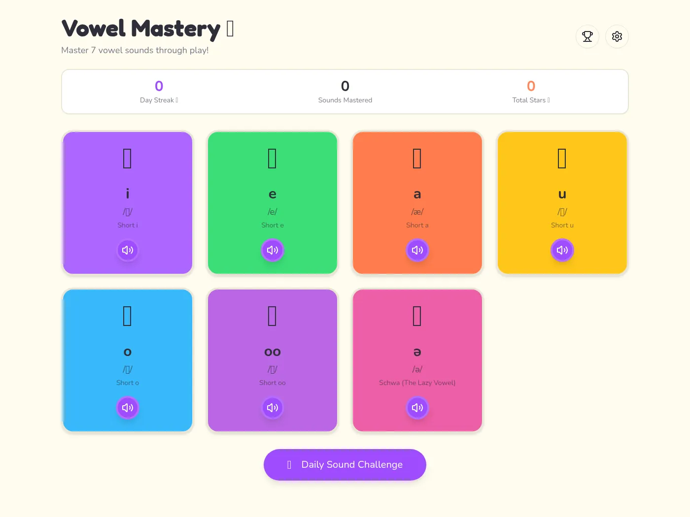Vowel Mastery: Playful Phonics Learning App
