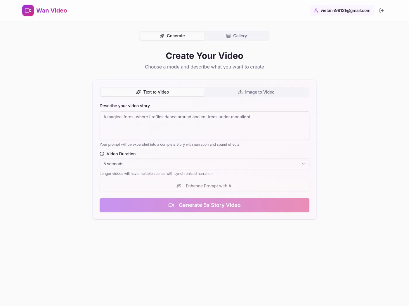 Ứng dụng xem video mã nguồn mở dựa trên Wan 2.2