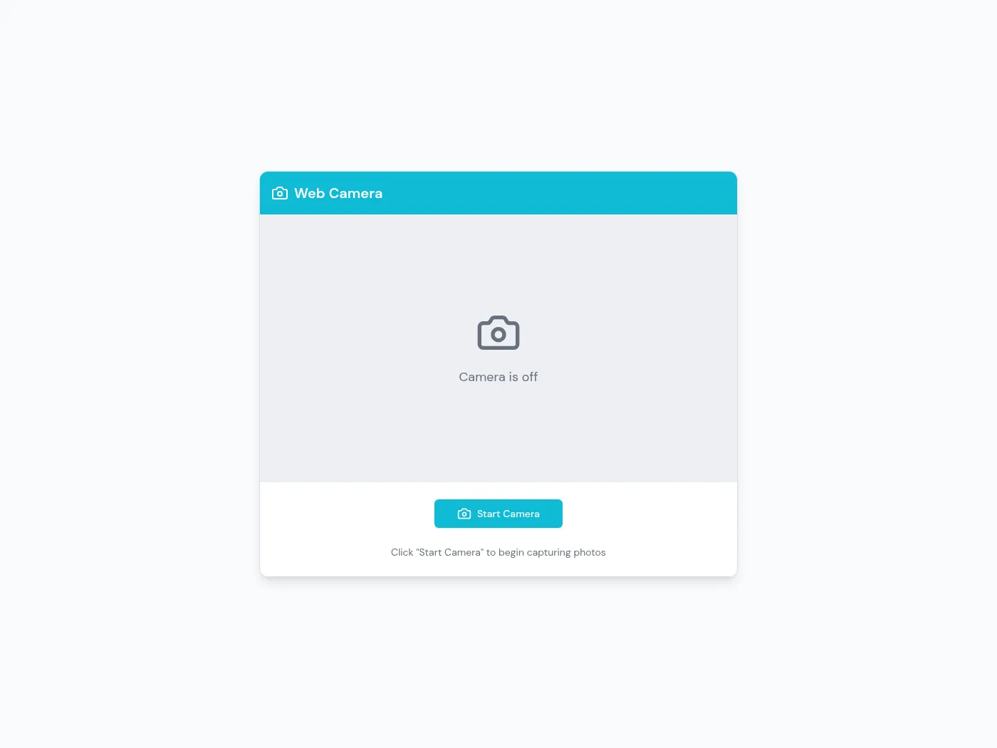 Web Camera App