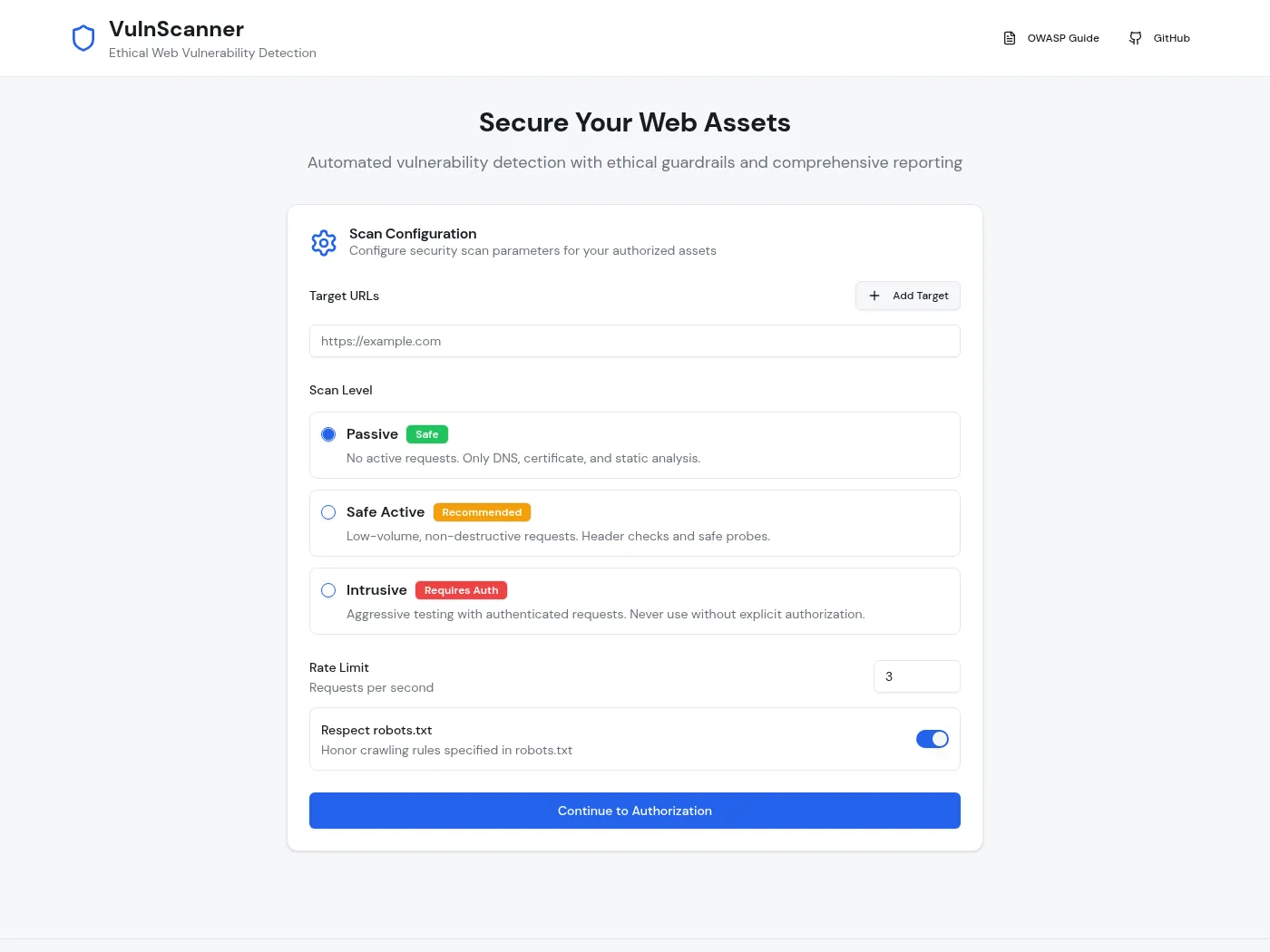 Web Vulnerability Detector & Reporting Engine (Ethical, Permission-Based Internet-Scale AI Automation)