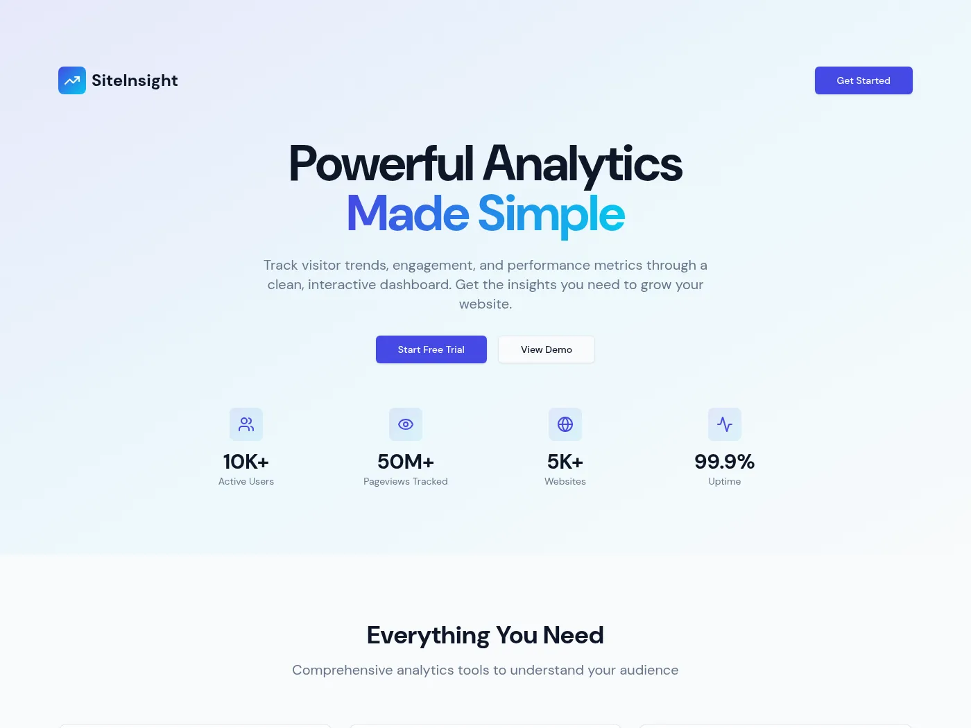 SiteInsight Analytics