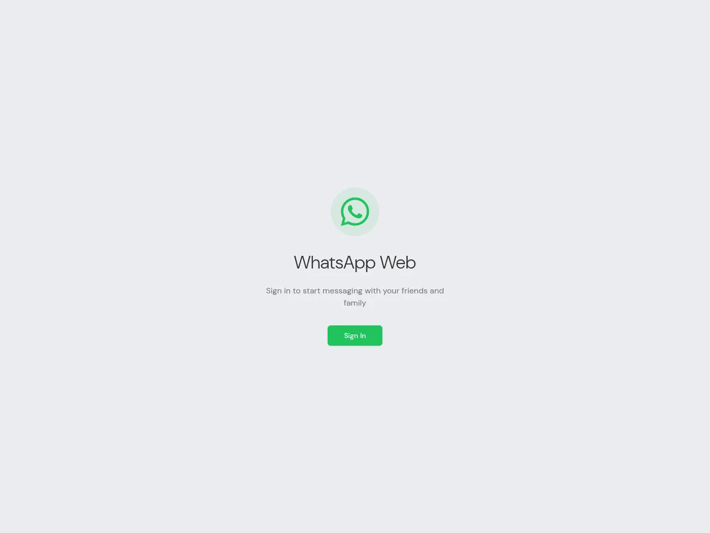 WhatsApp Web Clone