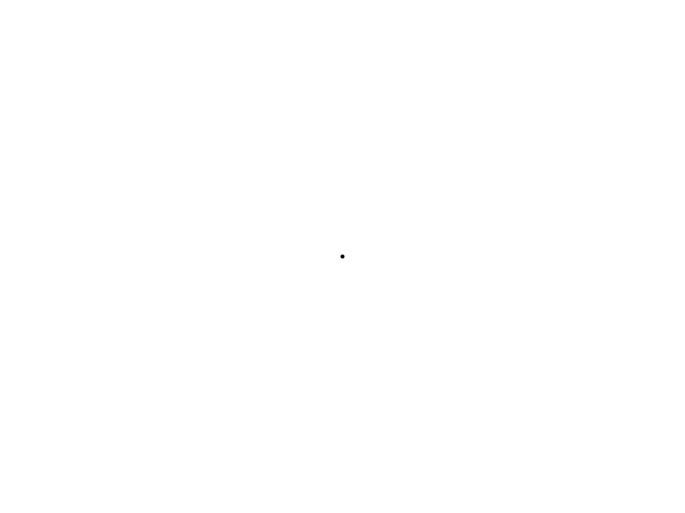 Minimal White Screen with a Single Dot