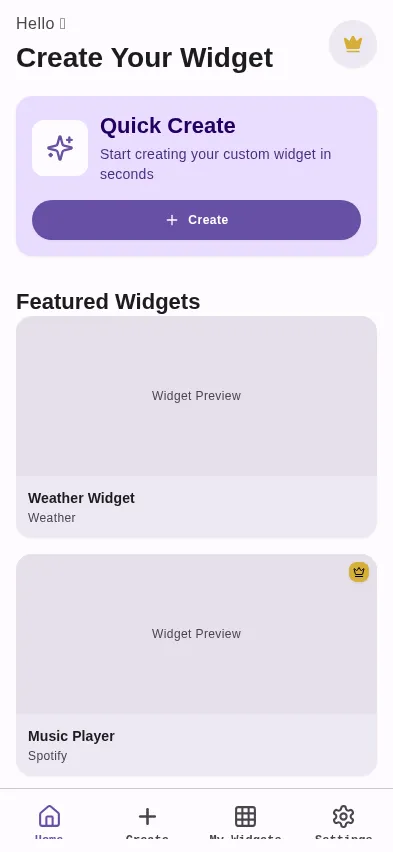 Widgetize: Ultimate Mobile Widget Customizer