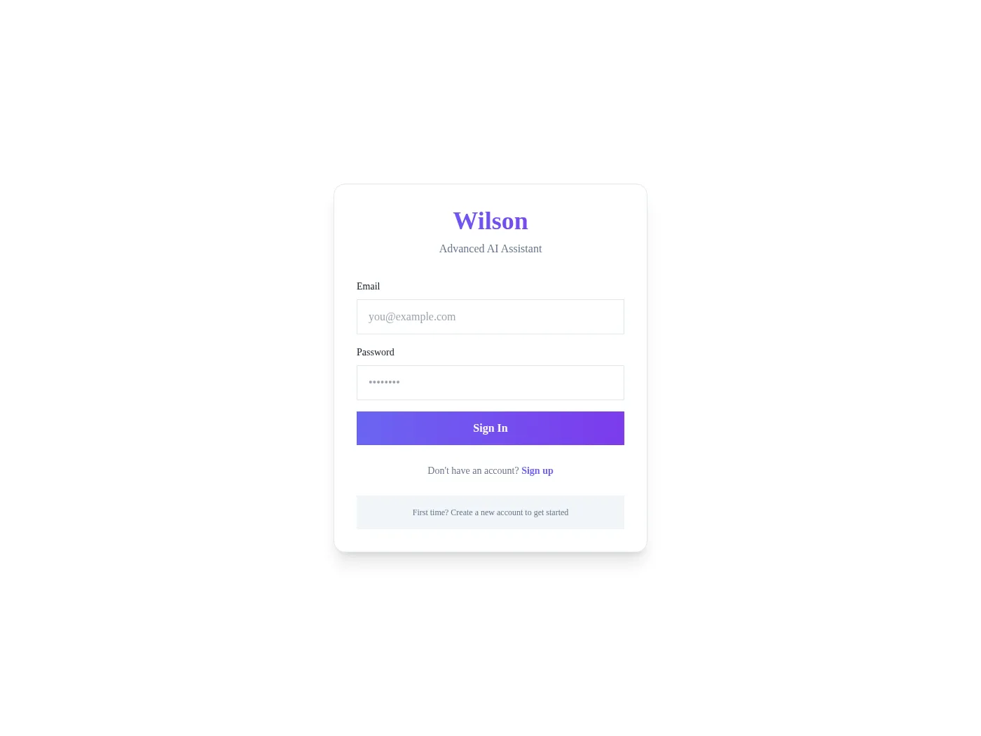 Wilson Advanced Full-Stack AI Assistant
