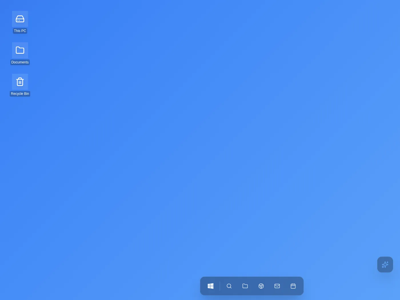 Windows 12 Inspired Desktop UI with React, Tailwind, and Framer Motion