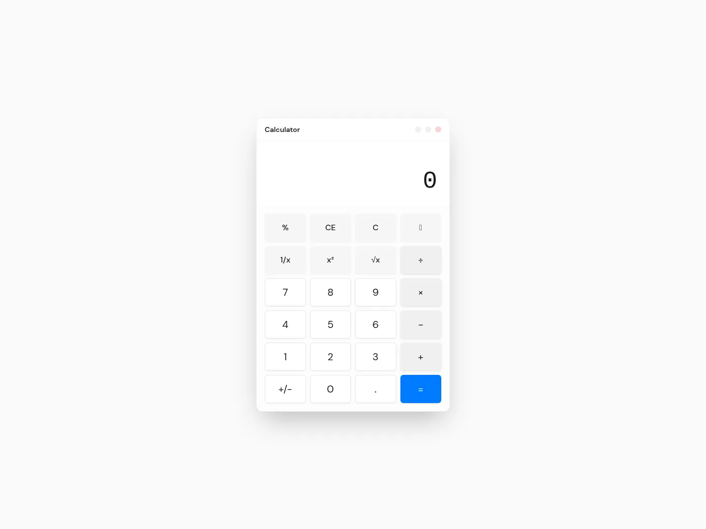 Windows Executable Calculator