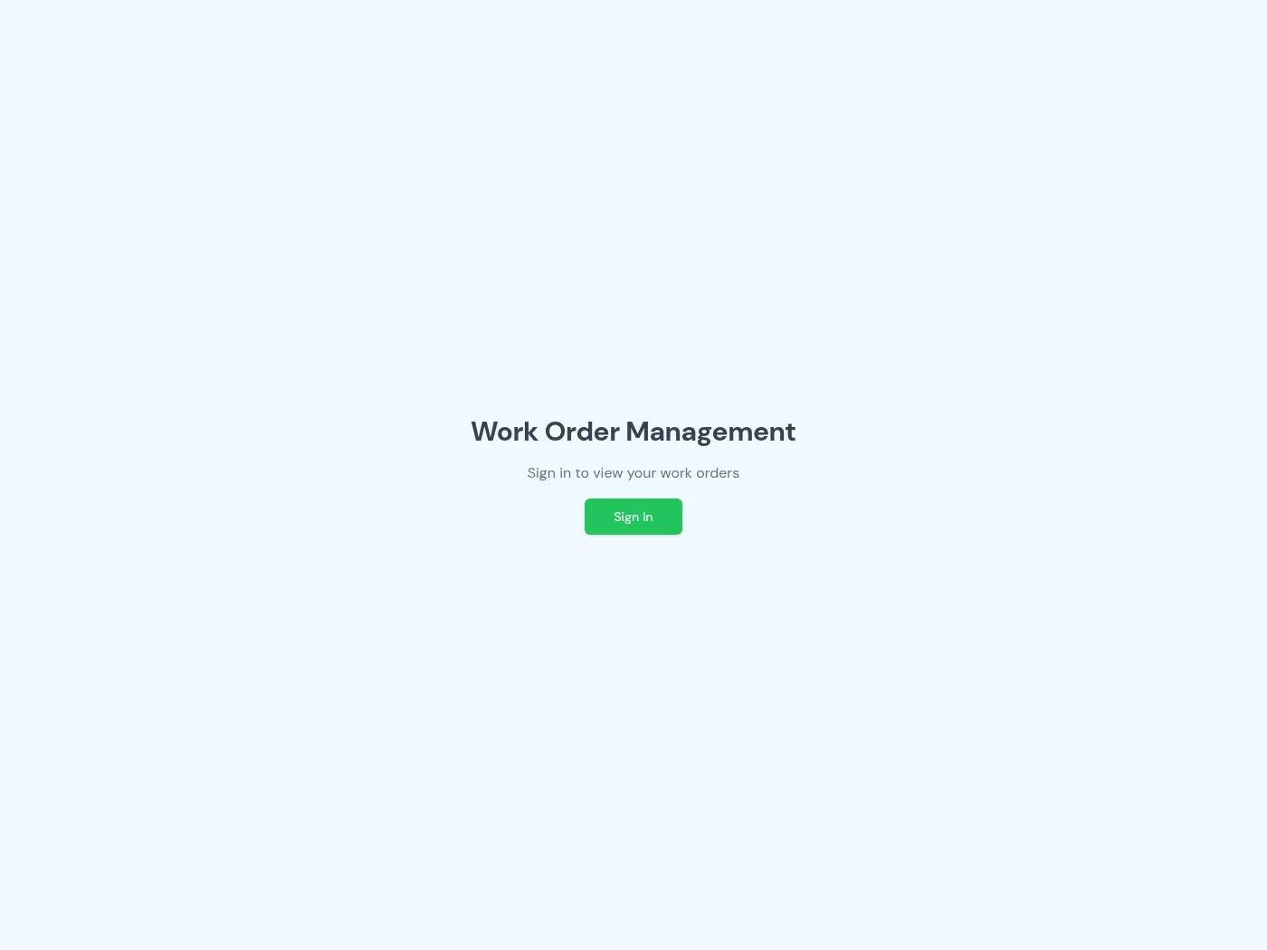 Work Order Task Management for Employees