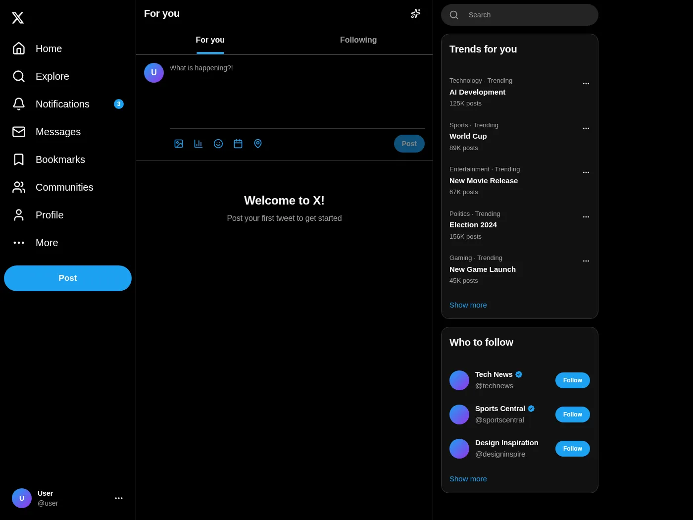X.com Clone