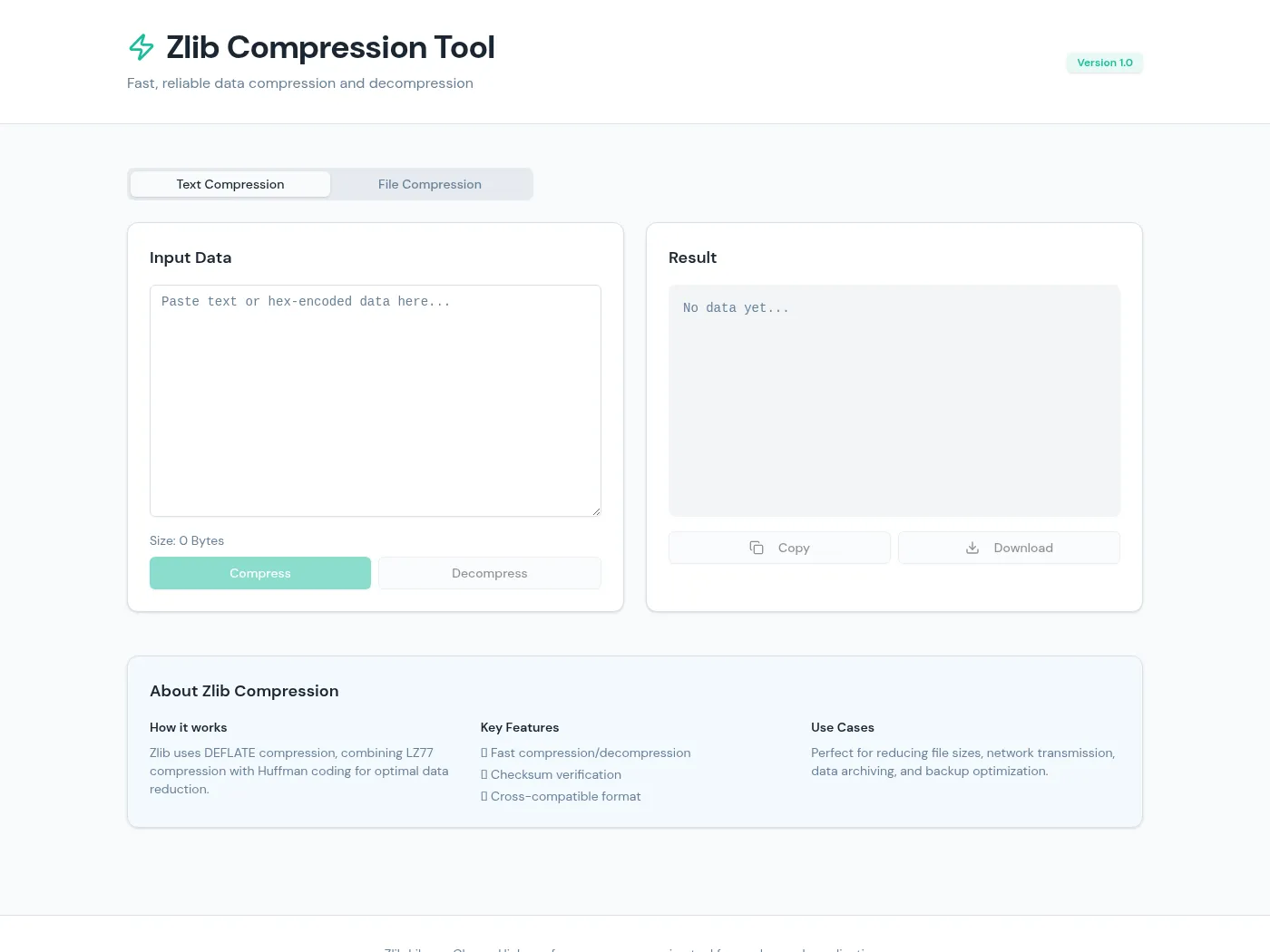 Zlib Library Clone