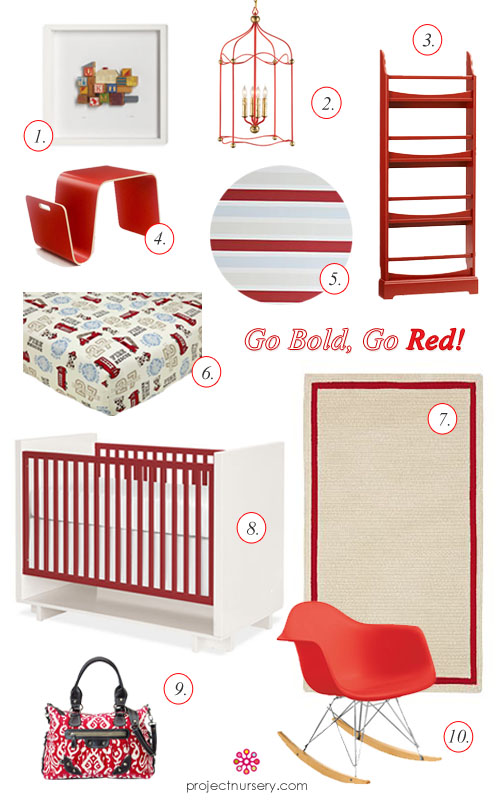 The Color Red for Baby's Nursery