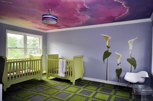 Gallery Roundup: Statement Ceilings in Nurseries